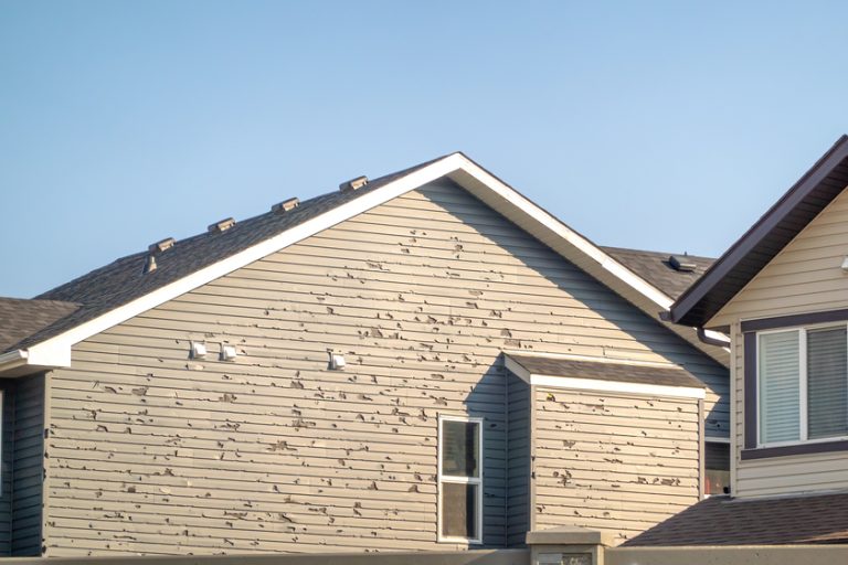 How To Identify And Address Hail Damage On Vinyl Siding - WeatherSeal ...